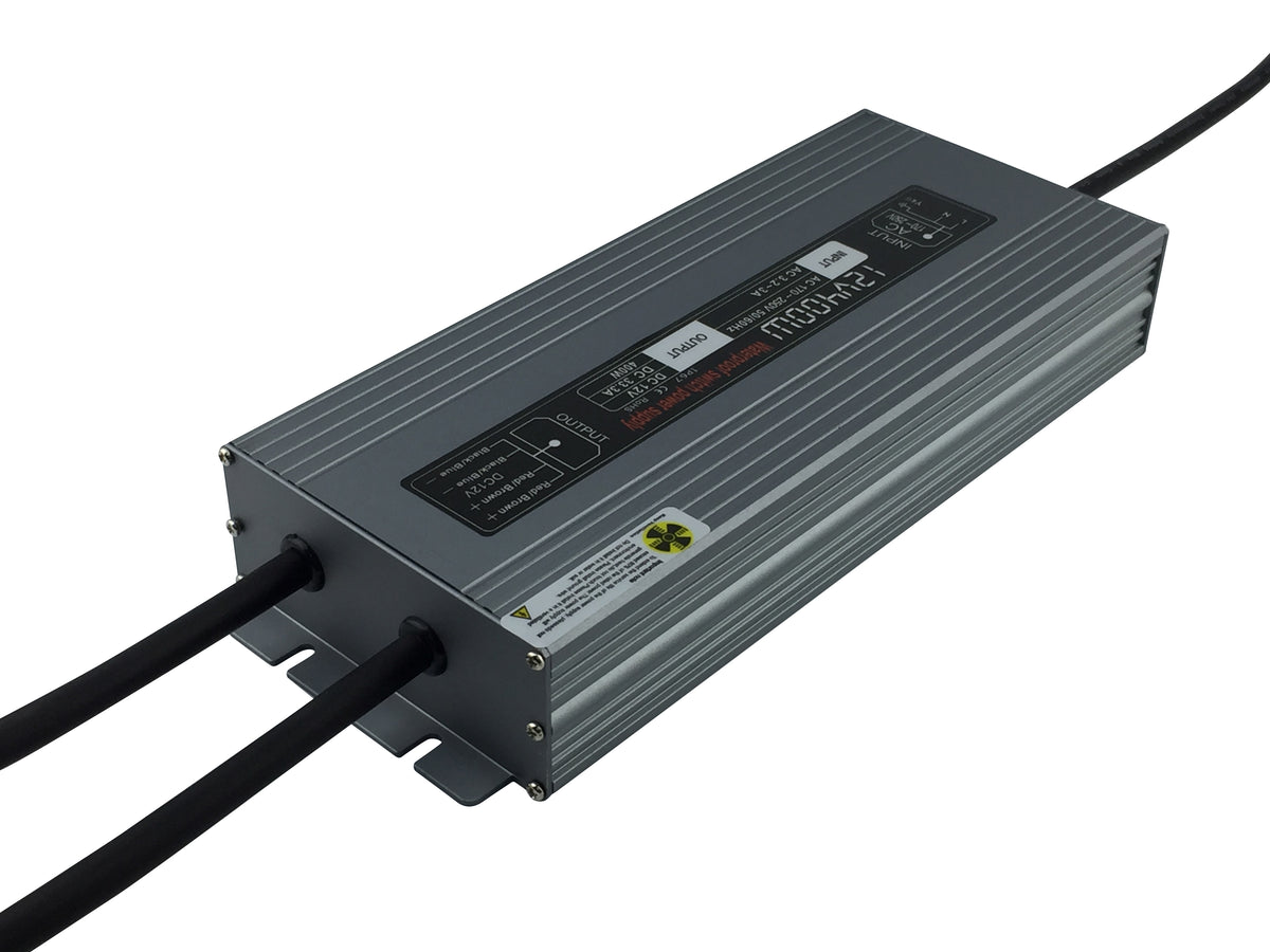 12V 400W LED Power Supply Waterproof IP67 180-240V AC output 12V 33.3A ...